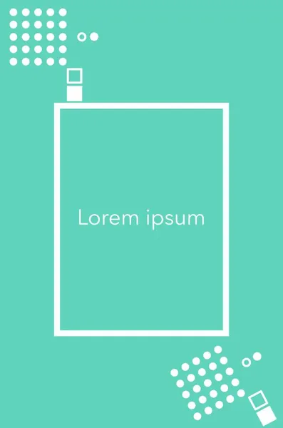 Abstract Modern Background Presented Simple Shape Layout Fun Color ...