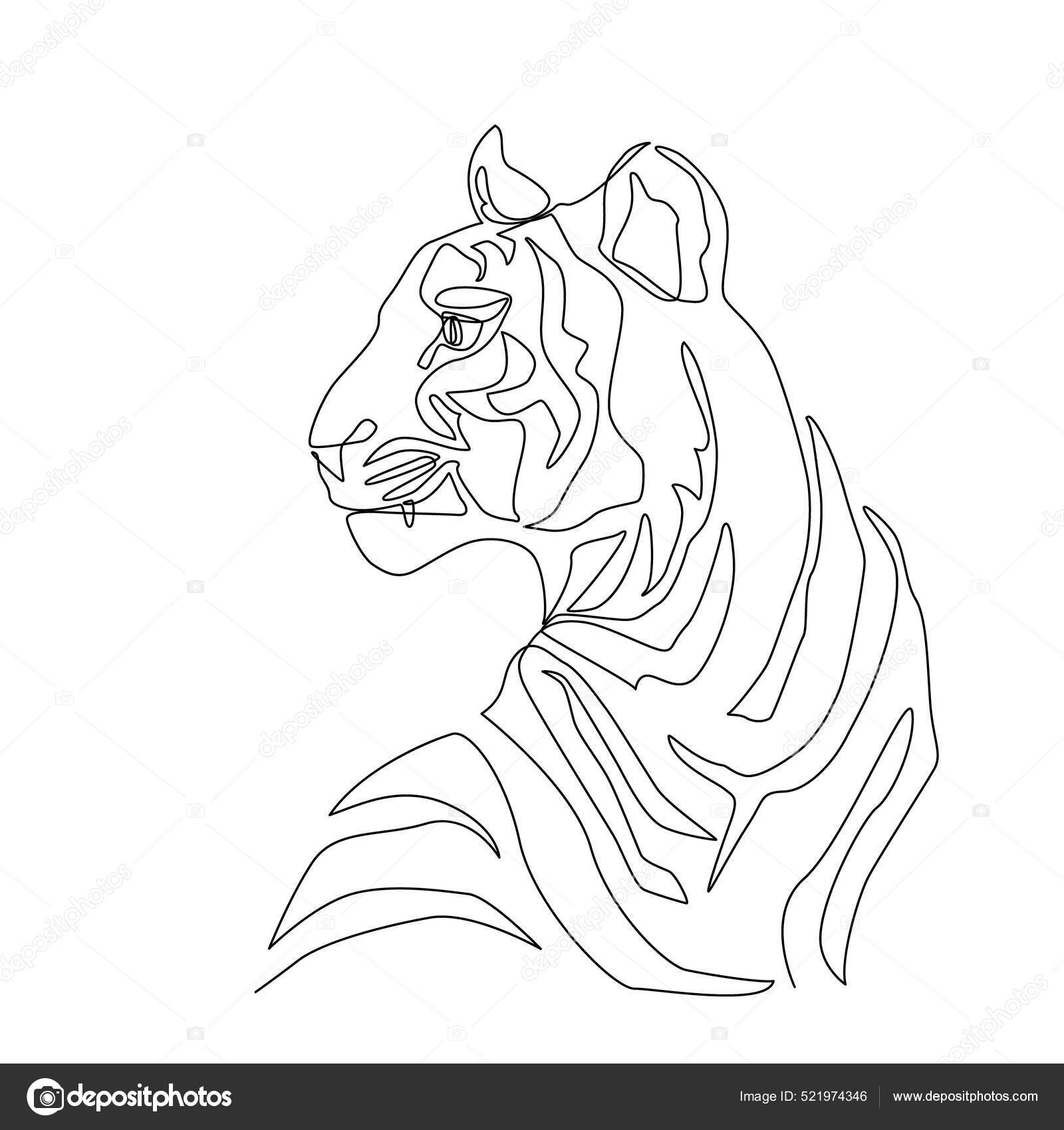 Tigger Outline