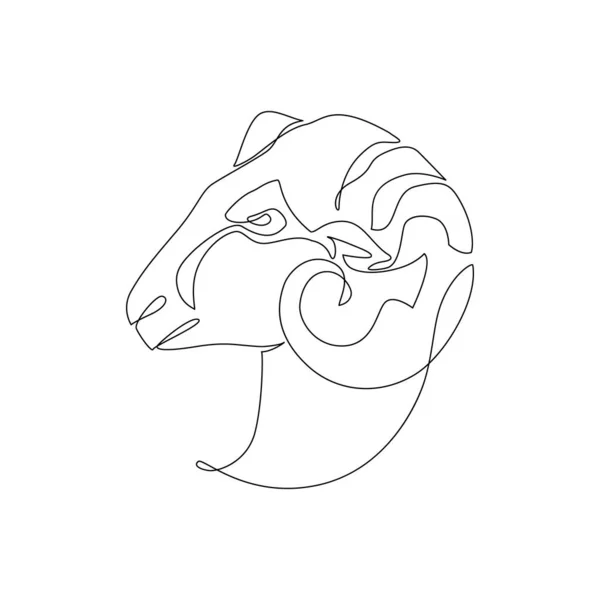 Astrological Capricorn Zodiac Sign One Line Drawing Elegant Astrology ...