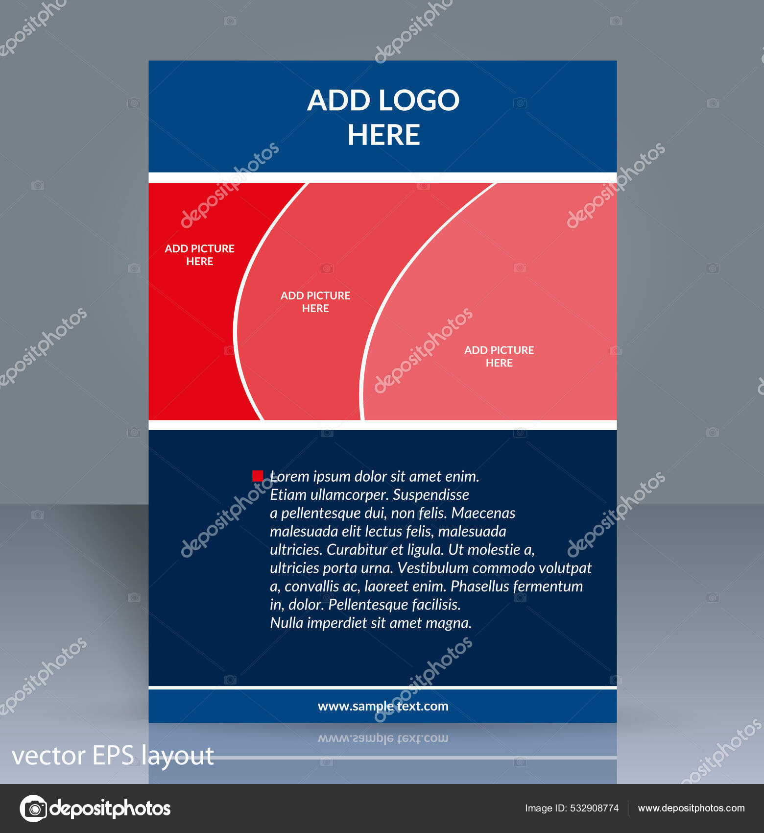 Layout Design Template Vector Stock Vector by ©adirael 532908774