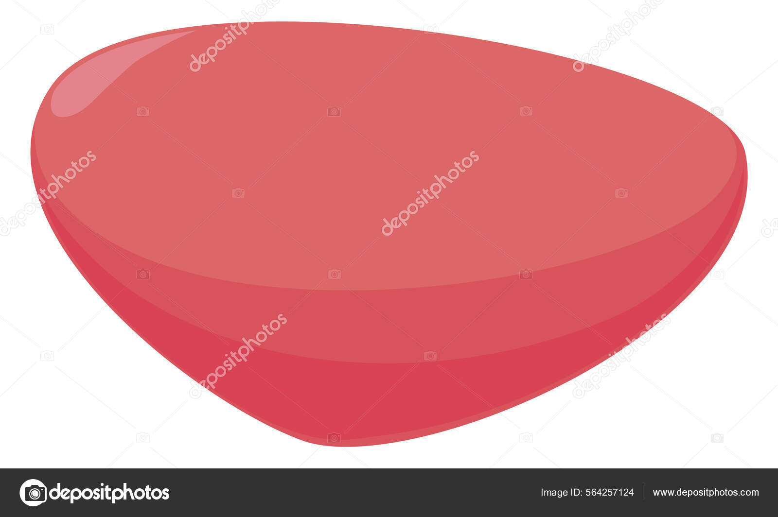 Pink Sign Template Shiny Effect Cartoon Style White Background Stock ...