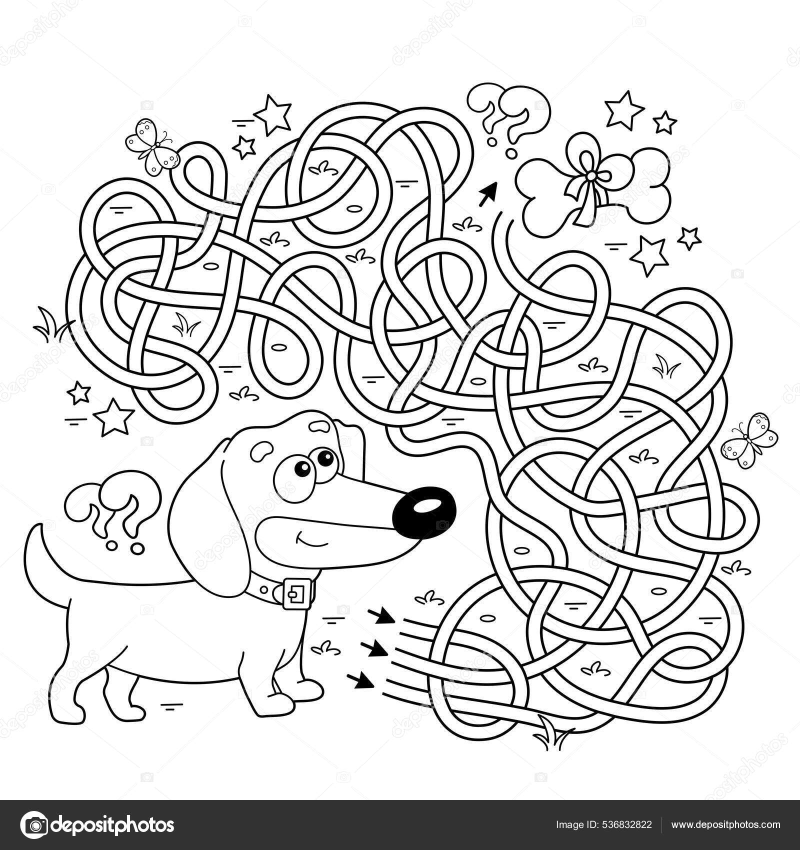 Labirinto Labirinto Puzzle Estrada Inclinada Desenho Desenho Desenho ...