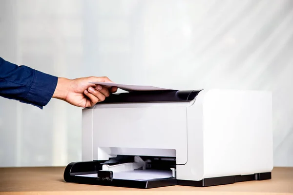 Printer, copier, scanner in office. Workplace ,photocopier machine for ...