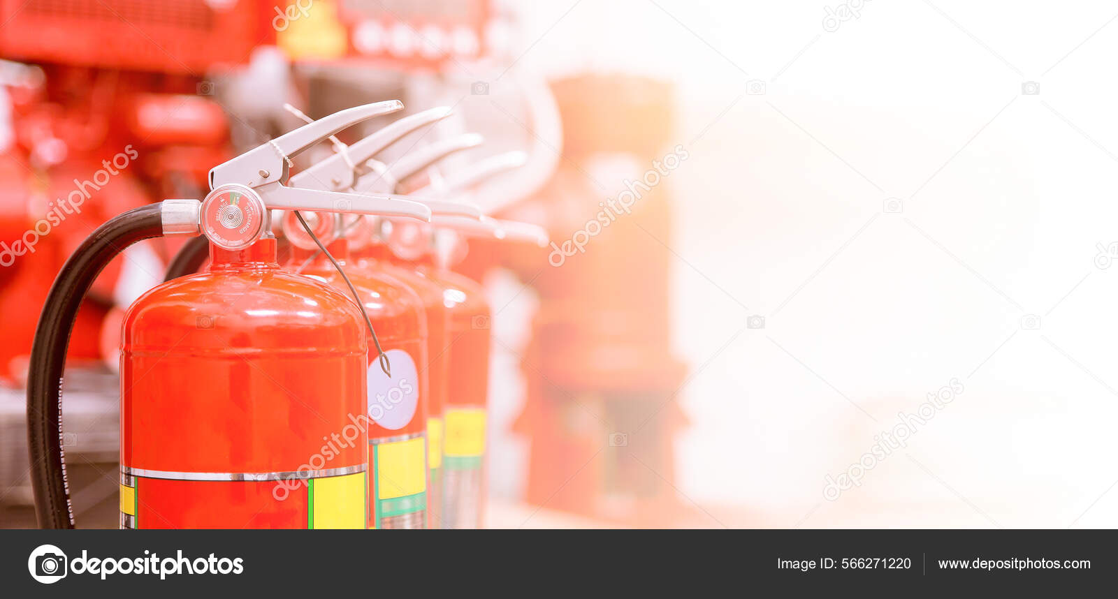 Red Tank Fire Extinguisher Overview Powerful Industrial Fire ...
