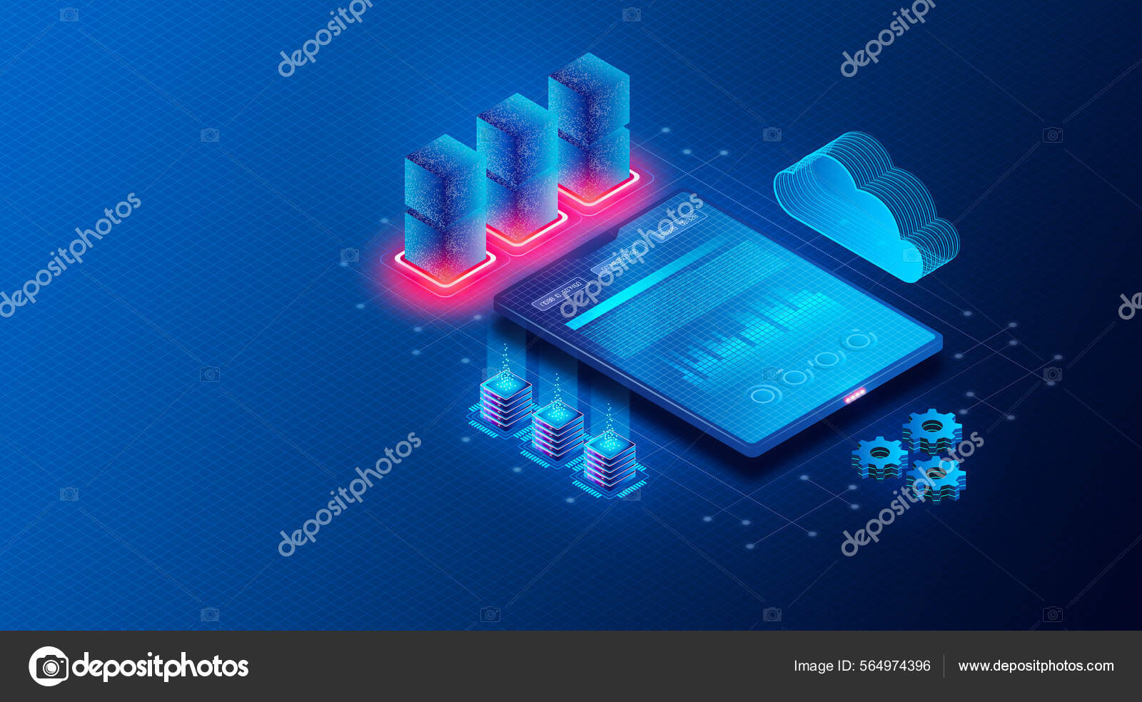 Cloud Database Software Concept Device Running Software Manage Cloud ... Cloud Database Software Concept Device Running Software Manage Cloud ...