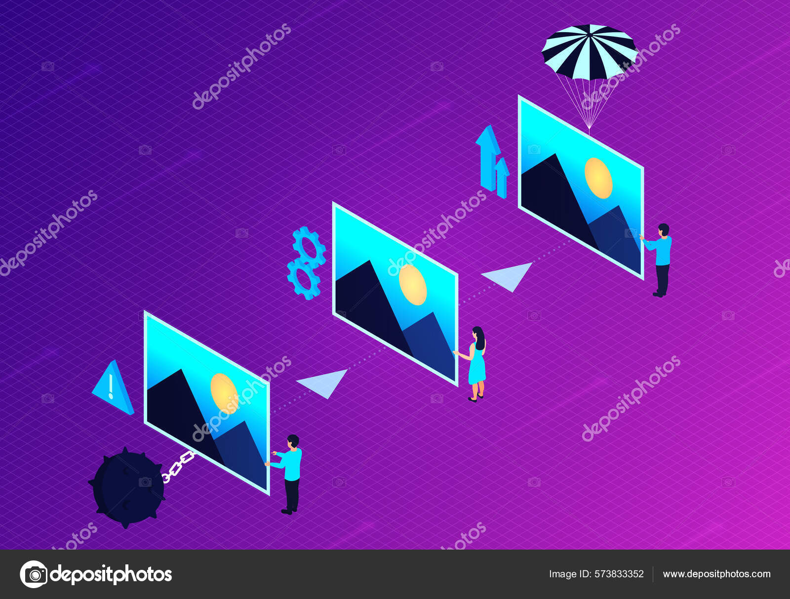 Image Optimization Image Compression Concept Reducing Image Size ...