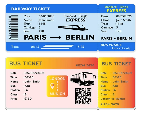 14,267,060 Travel ticket layout Vector Images | Depositphotos
