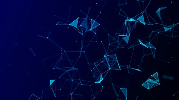 Fondo geom trico abstracto con puntos de conexi n y l neas. Fondo ...