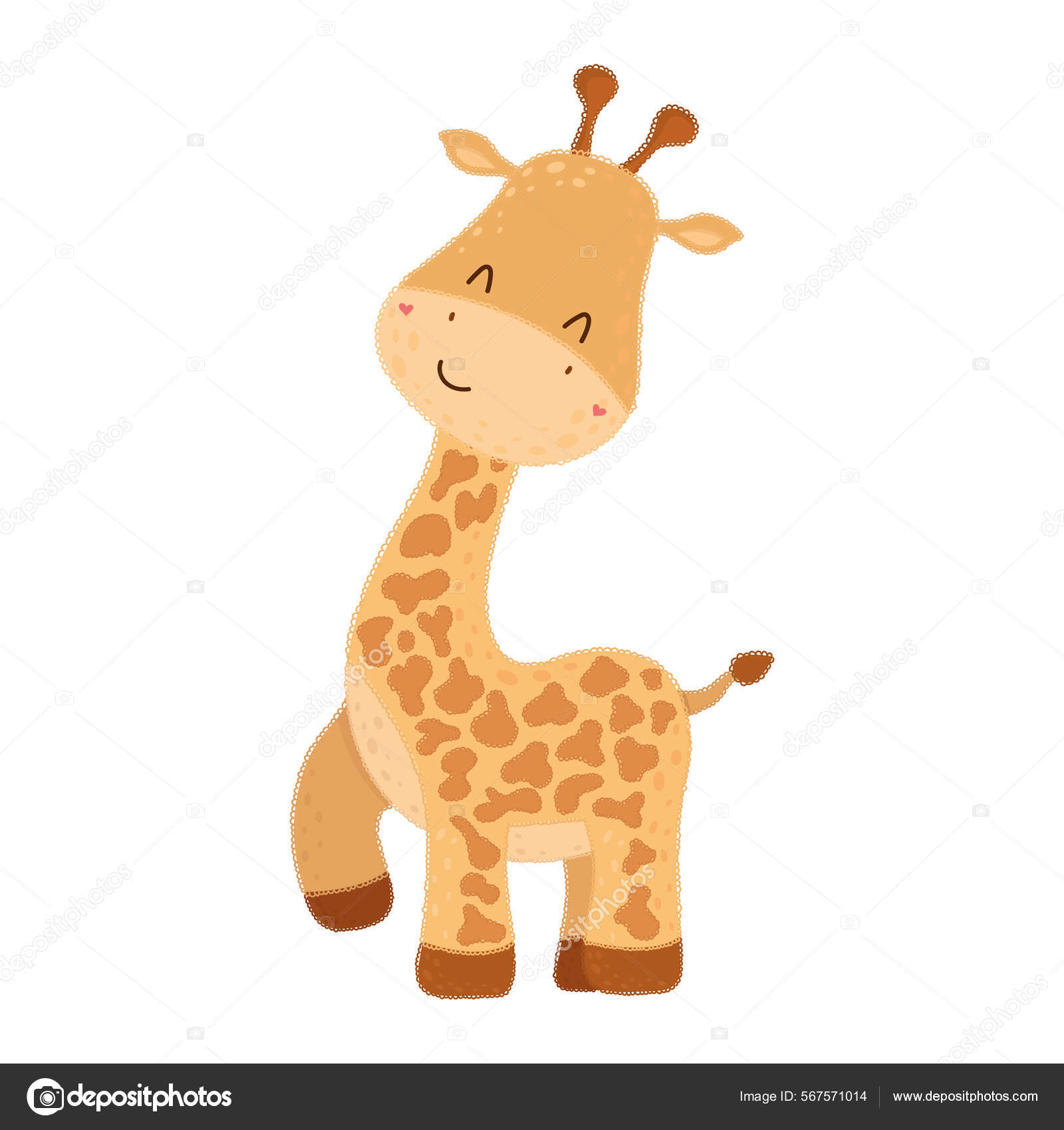 Giraffe Clip Art 10 Cartoon Giraffe Clipart, Baby Giraf, Afdrukbare