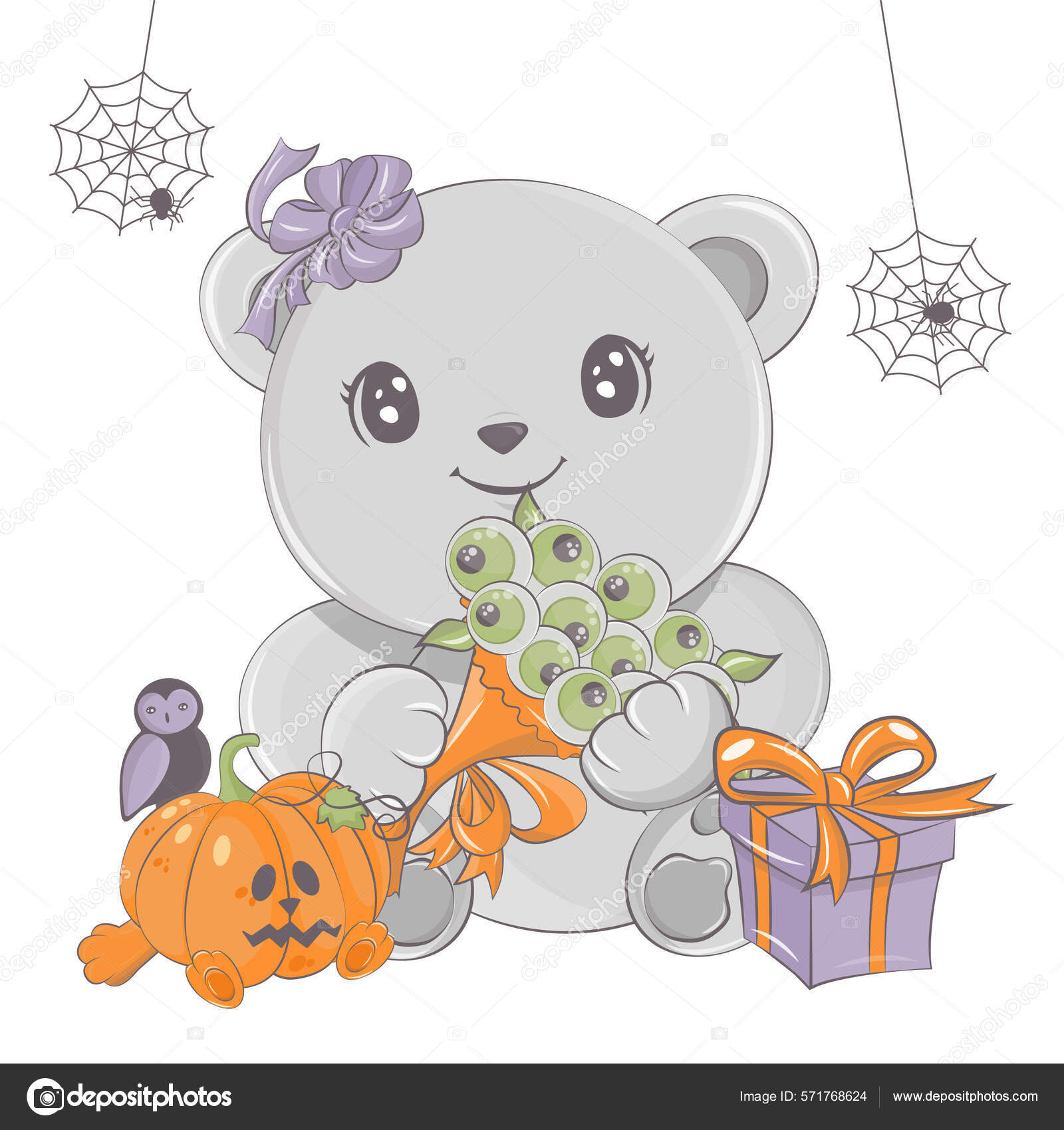 Halloween Bear Clip Art
