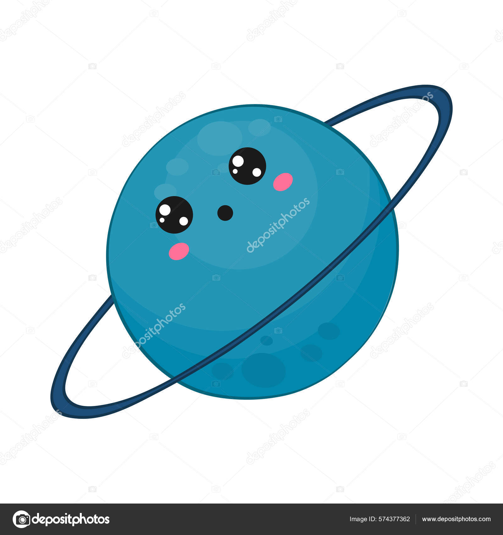 Kawaii Planets Saturn