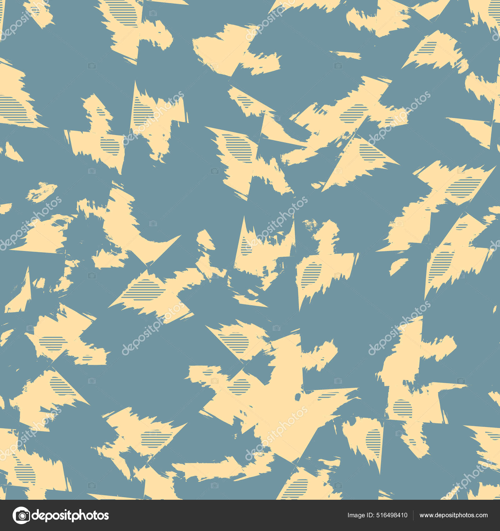 Neutral light blue yellow seamless abstract texture. Modern coastal ...