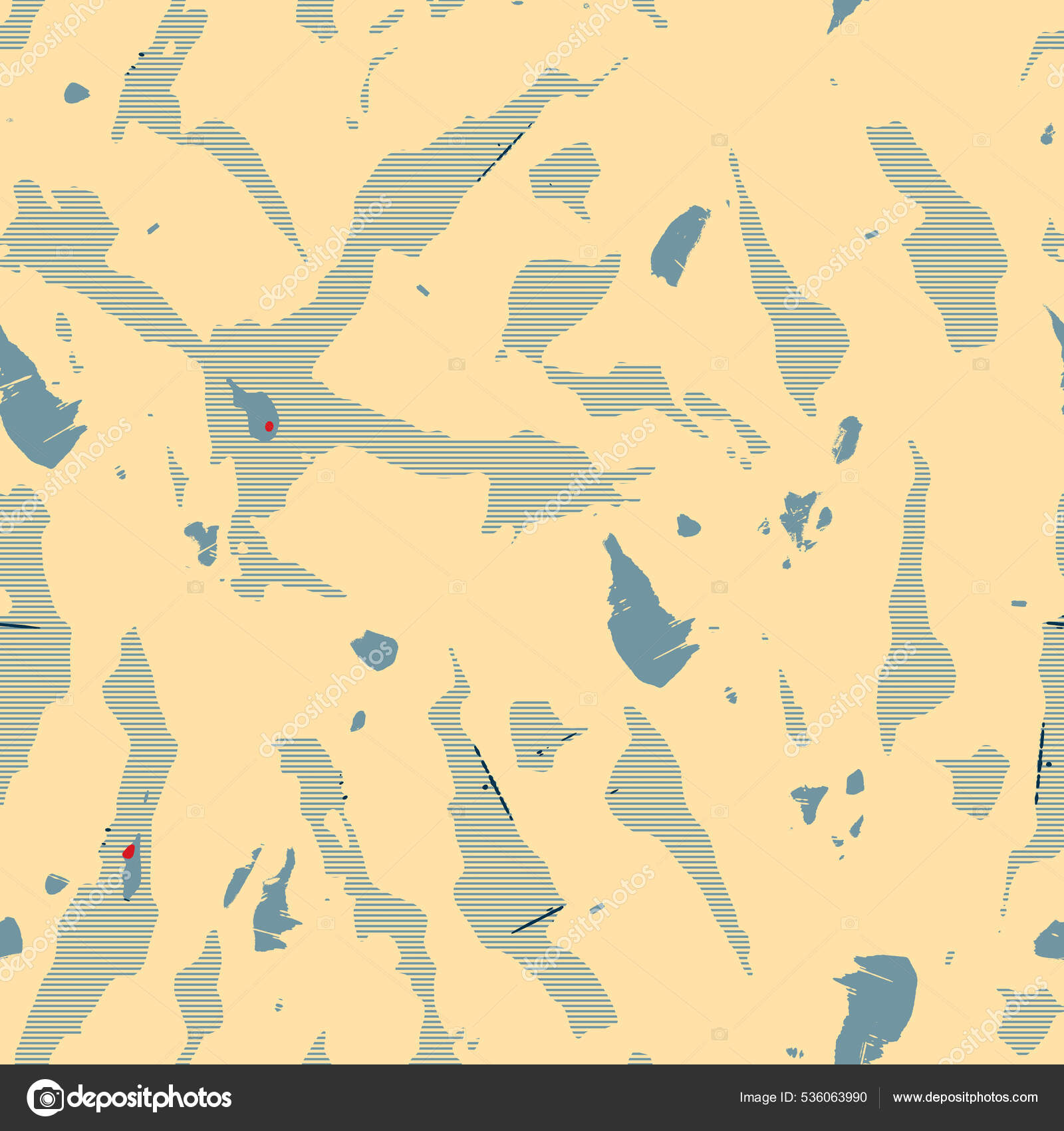 Neutral light blue yellow seamless abstract texture. Modern coastal ...