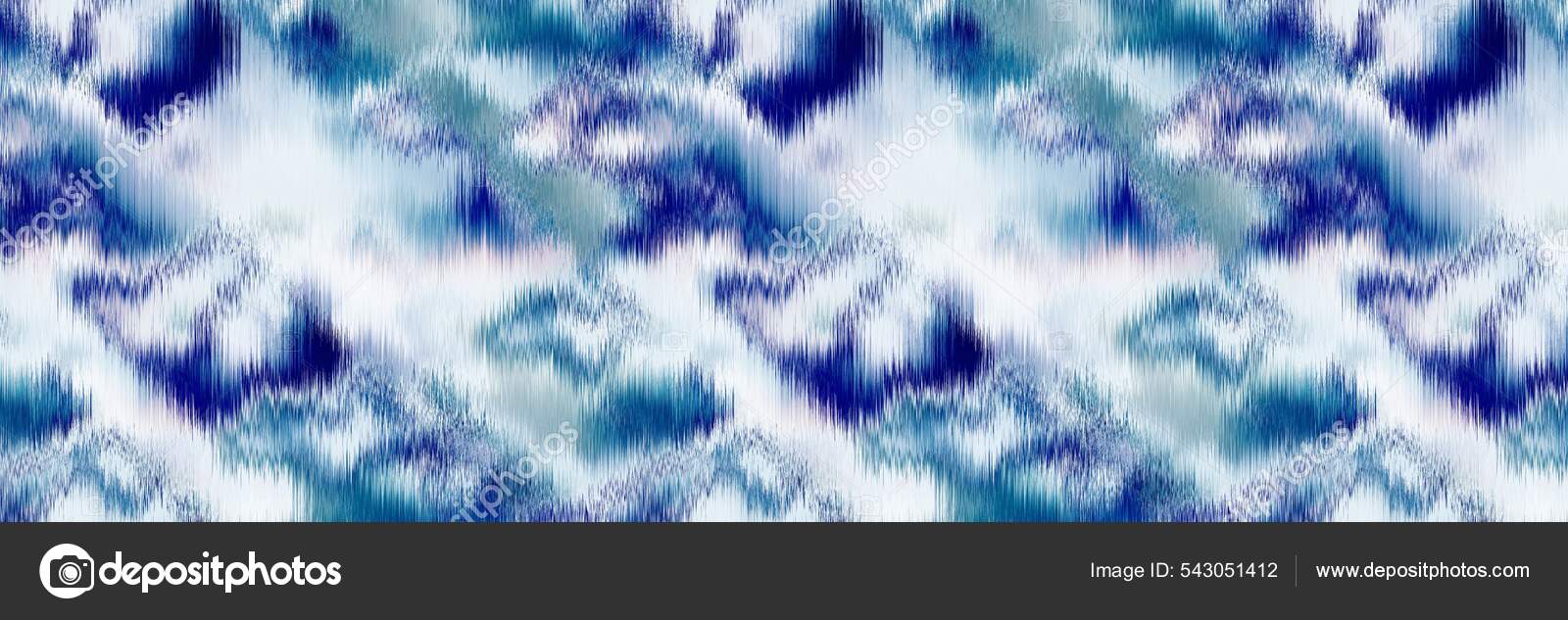 Ocean blue mottled border strip linen texture background. Summer ...