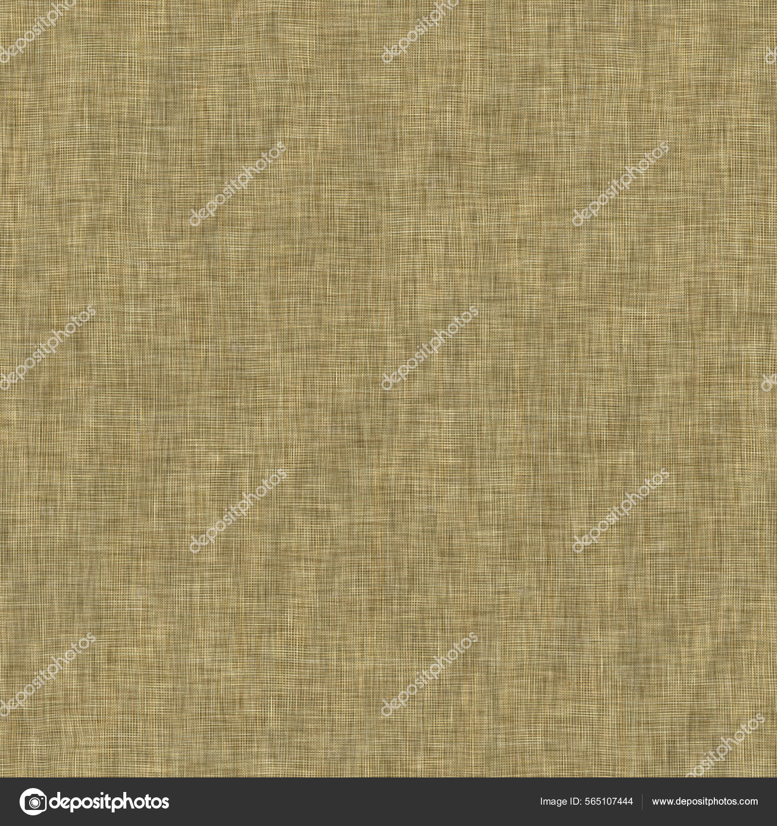 Seamless jute hessian fiber texture background. Natural eco beige brown fabric effect tile. For ...