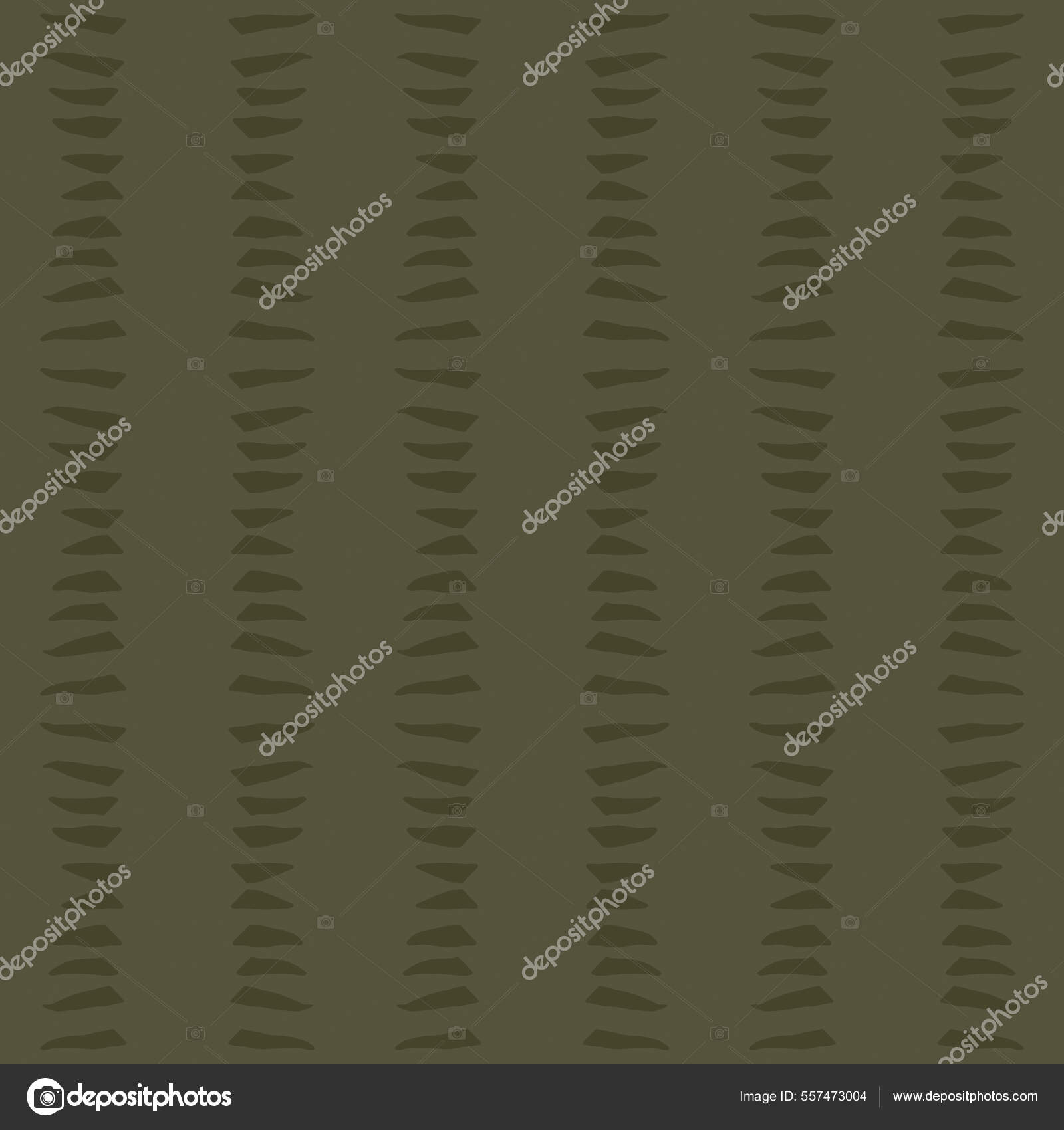 Vintage moss green geometric seamless pattern. Two tone jungle ...