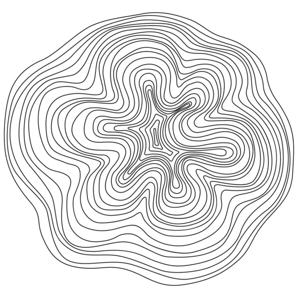 Abstract Tree Rings Vector Topographic Map Concept Seamless Background ...