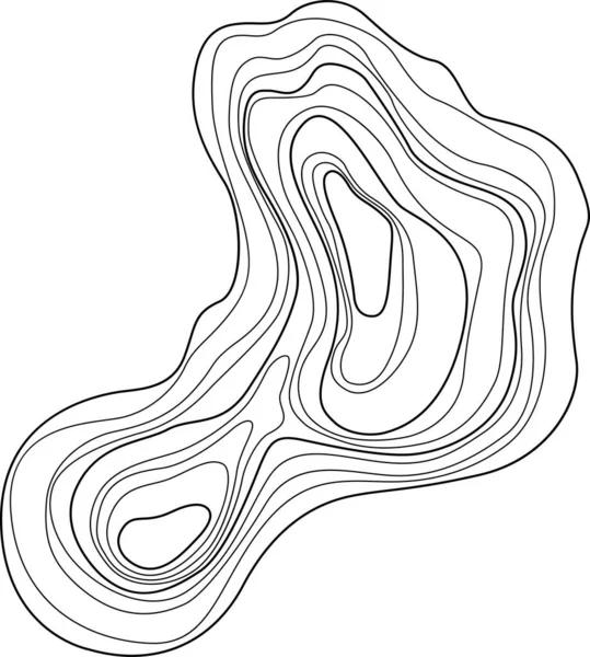 Abstract Tree Rings Vector Topographic Map Concept Seamless Background ...