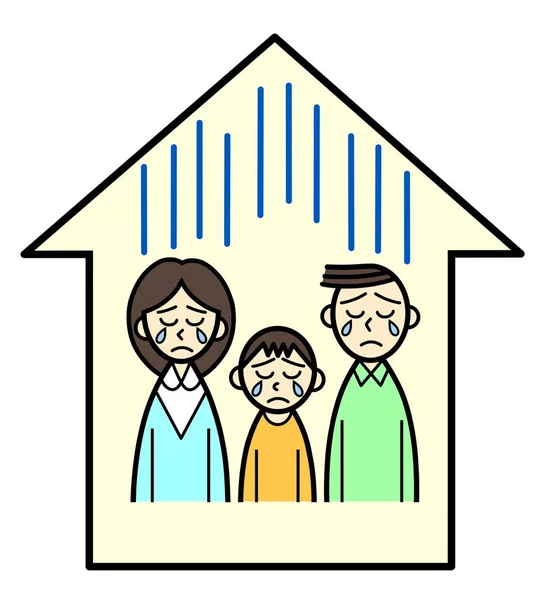 Sad family outside house Stock Photos, Royalty Free Sad family outside ...