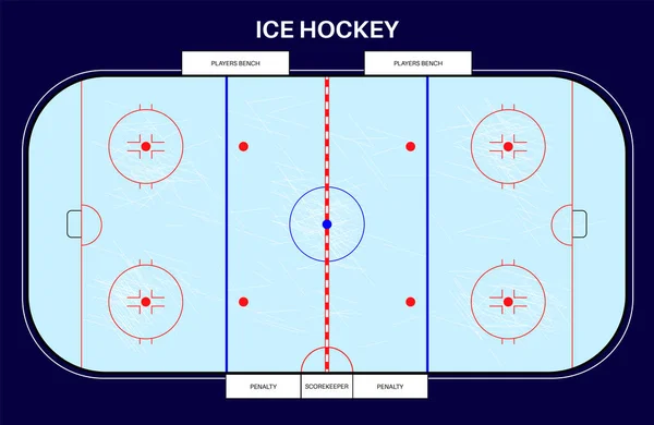 Ice rink diagram Vector Images | Depositphotos