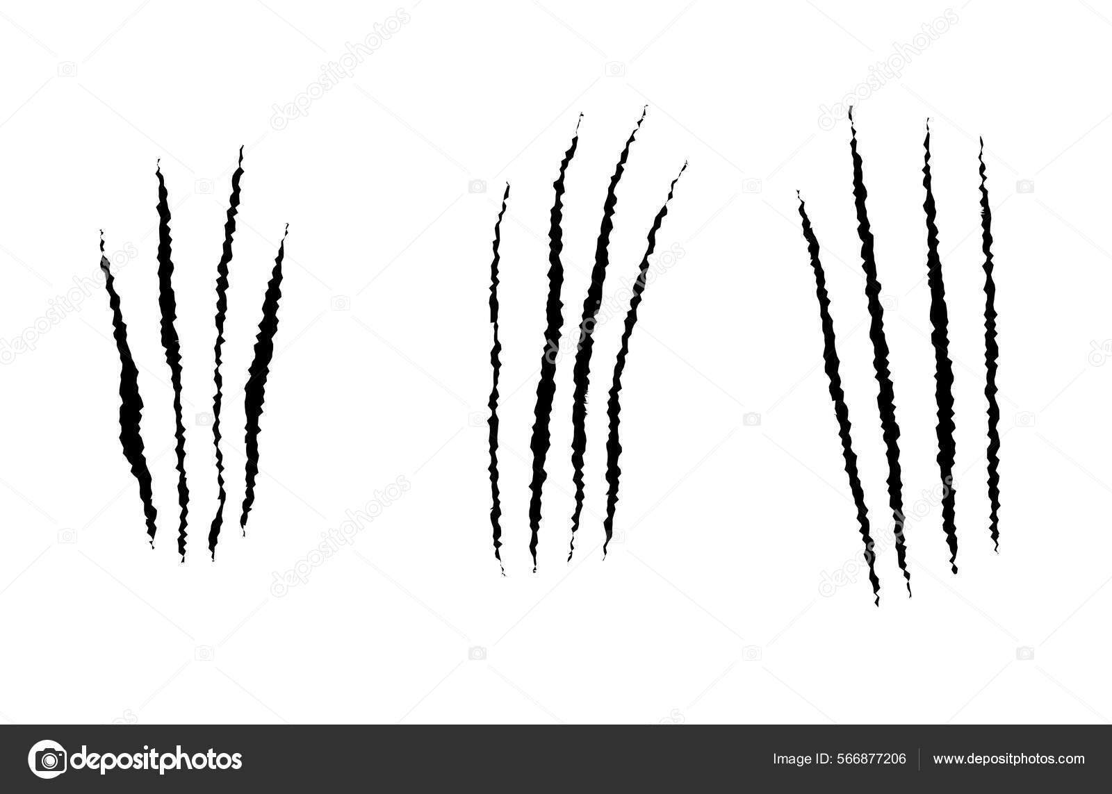 Animal scratches set Stock Vector by ©Pikovit 566877206