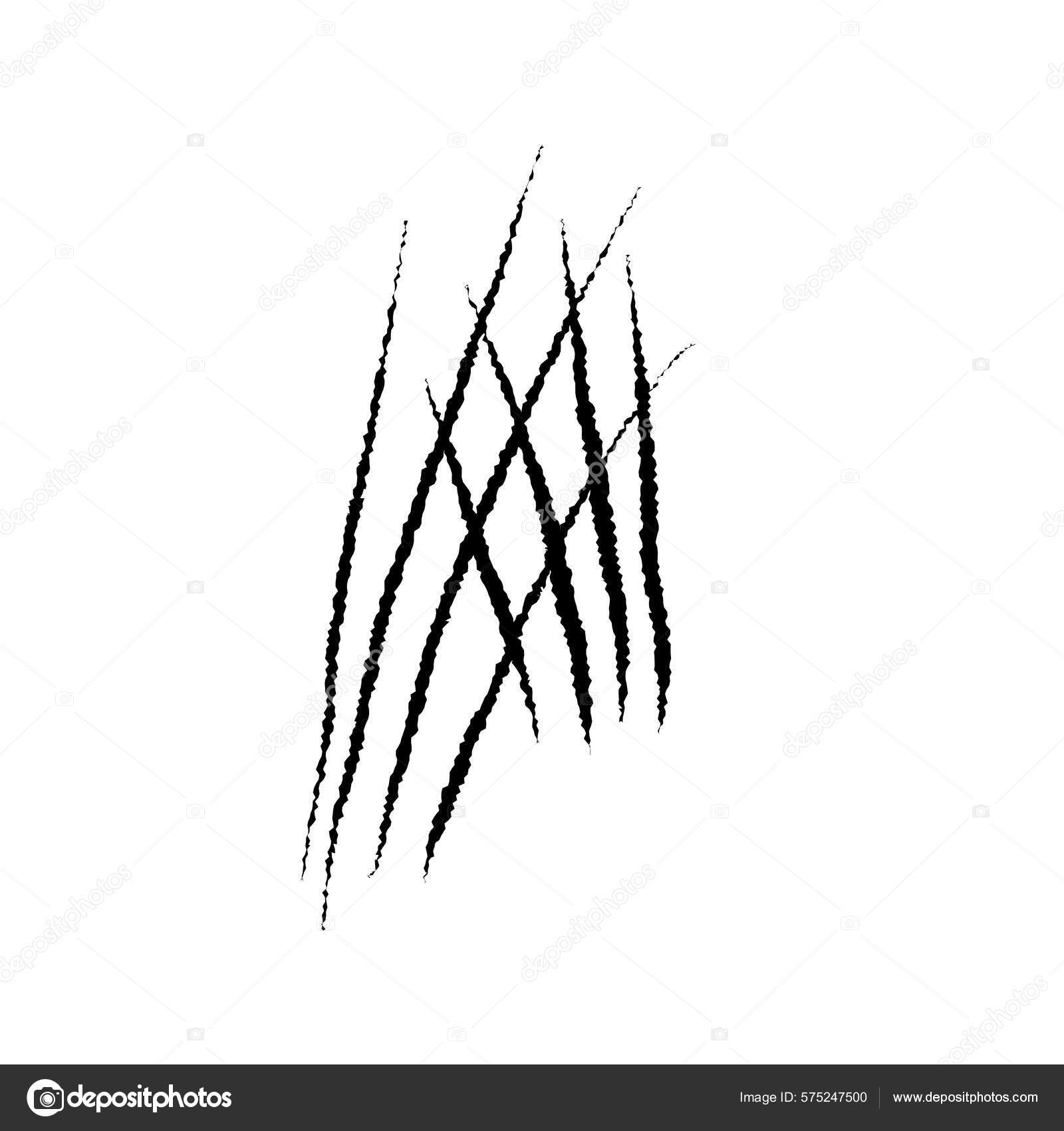 Werewolf Scratch Marks Tattoo