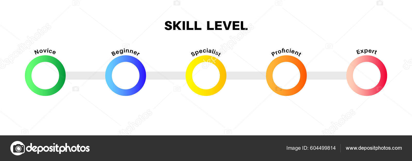 Level Skill Progress Difference Beginner Specialist Expert Professional ...