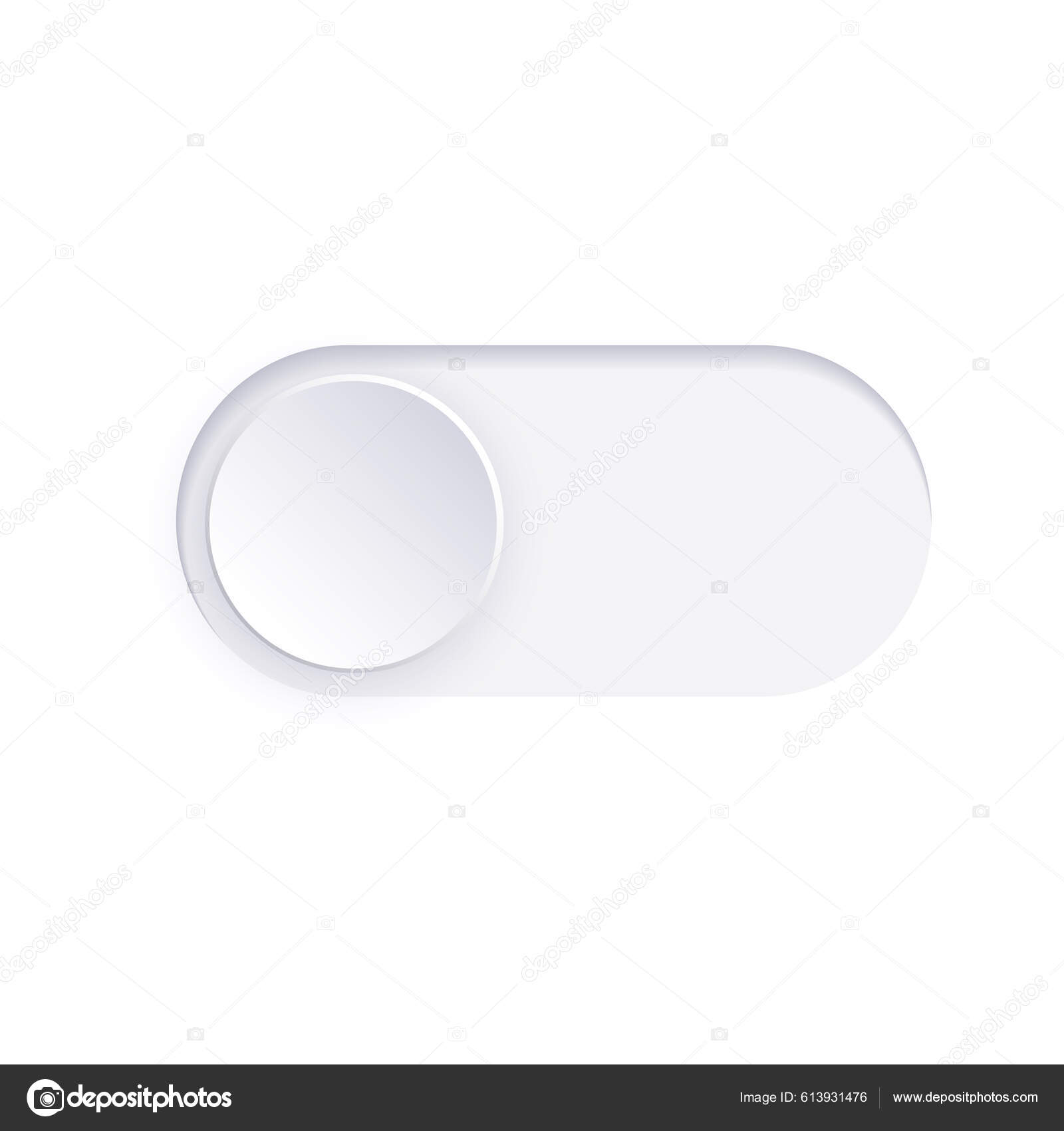 Switch Element Button Enable Disable Toggle Symbol Mode Icon Application Stock Vector By