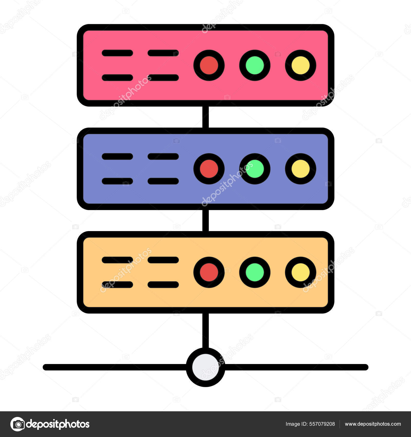 Database Server Simple Design Stock Vector Image By ©muhammadatiq