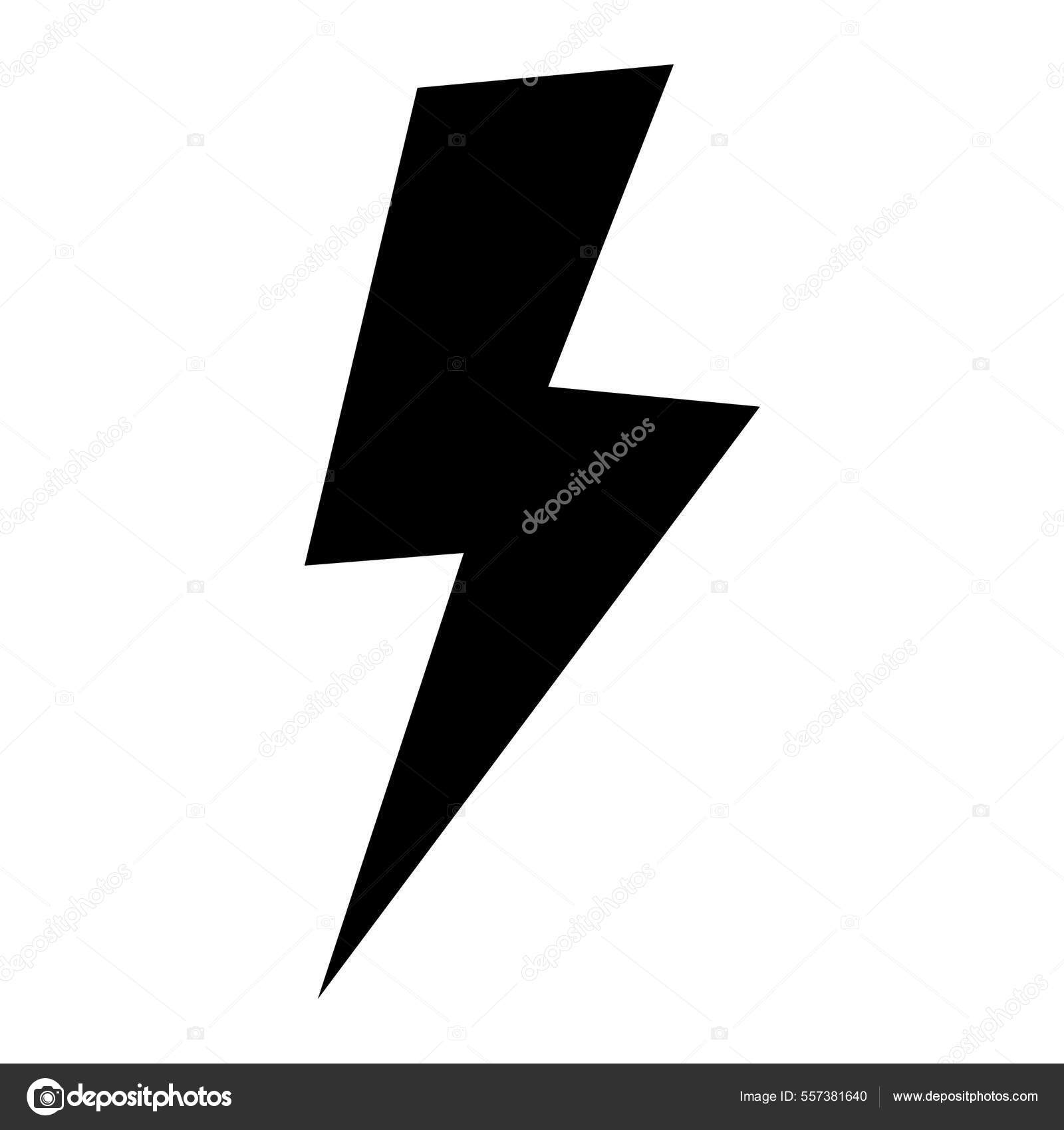 Lightning Icon Vector Illustration Stock Vector by ©MuhammadAtiq 557381640