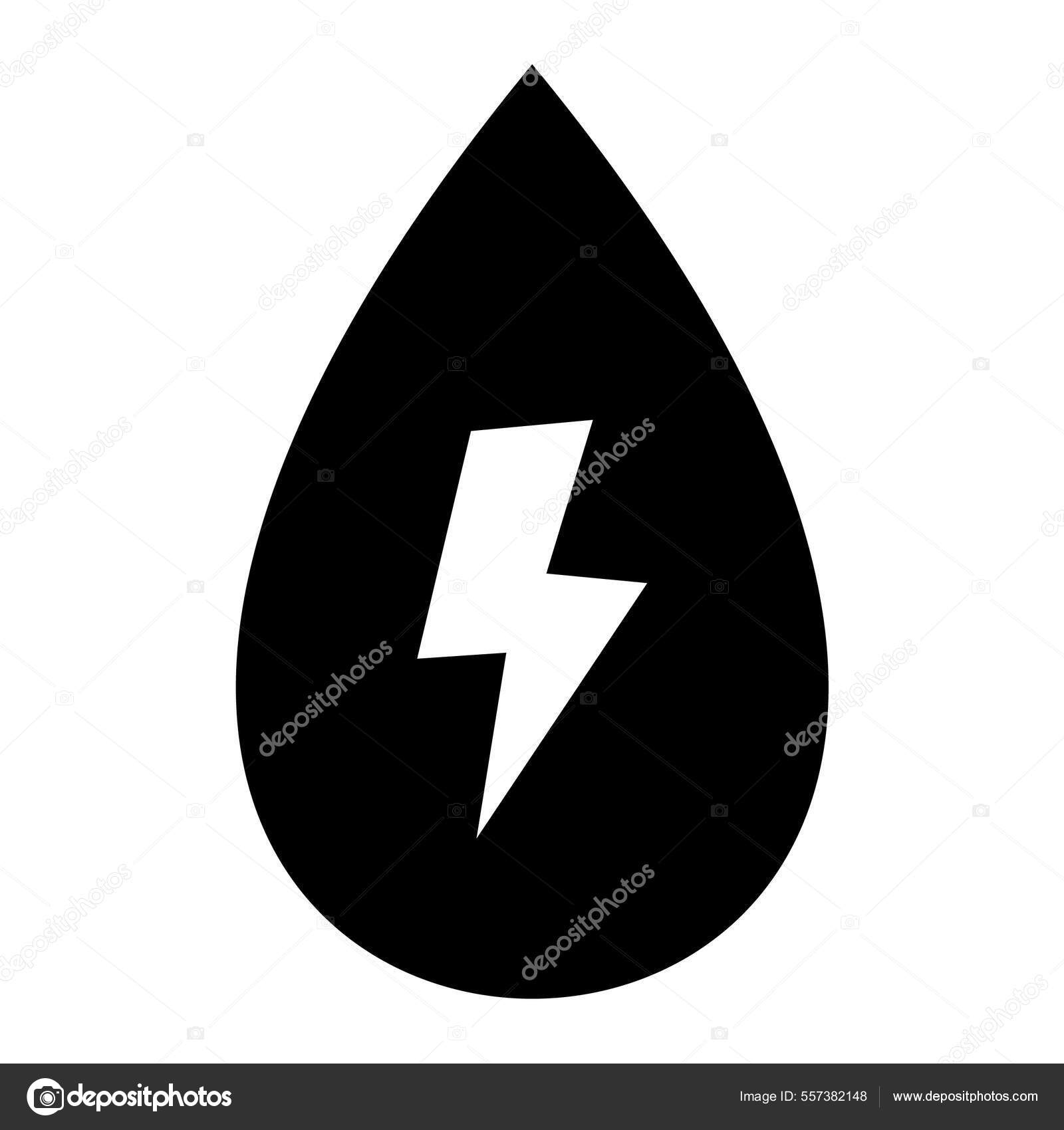Vector Illustration Drop Lightning Stock Vector by ©MuhammadAtiq 557382148