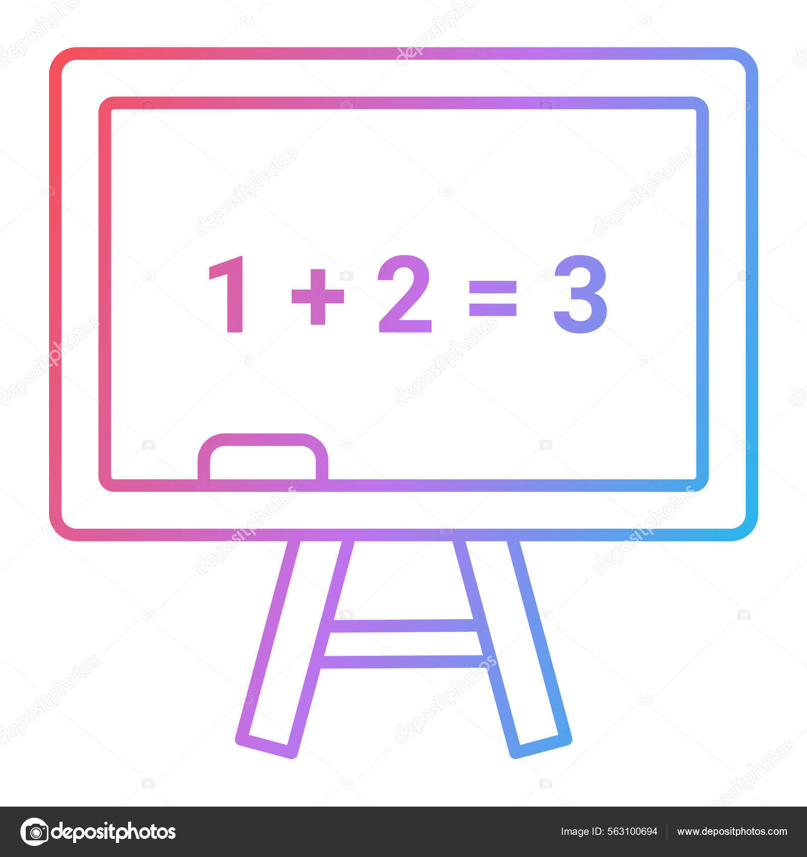 Blackboard Mathematical Formulas Stock Vector by ©MuhammadAtiq 563100694