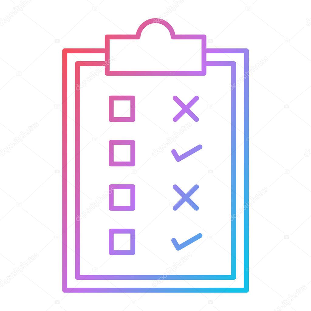 Checklist Icono Vector Ilustración Vector de stock por ©MuhammadAtiq ...