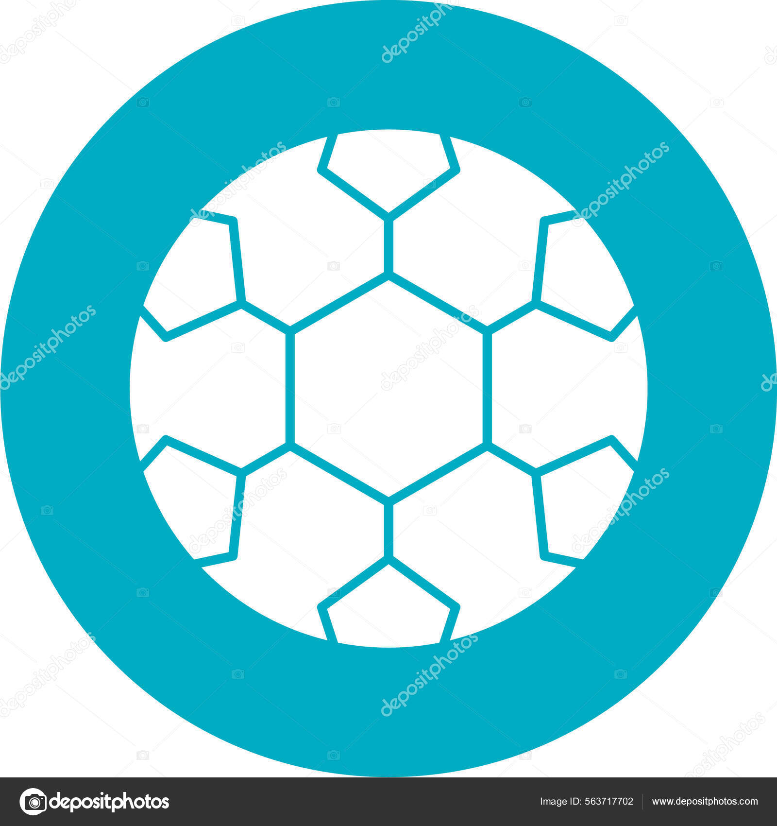 Football Icon Vector Illustration Stock Vector by ©MuhammadAtiq 563717702