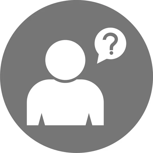 Vector Illustration Person Question Mark Stock Vector by ©MuhammadAtiq ...