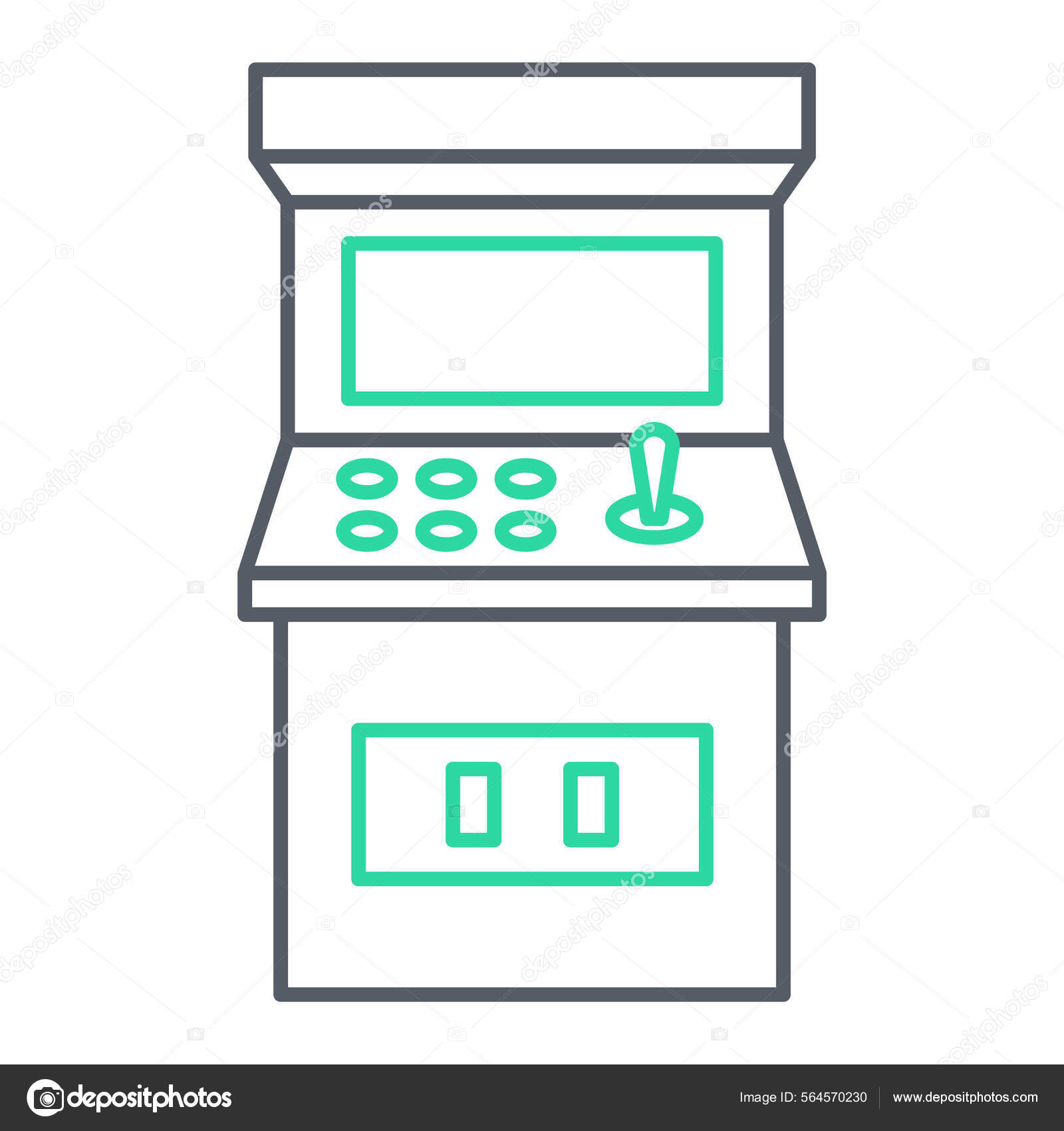Atm Machine Icon Outline Illustration Laptop Vector Icons Web Stock Vector by ©MuhammadAtiq ...