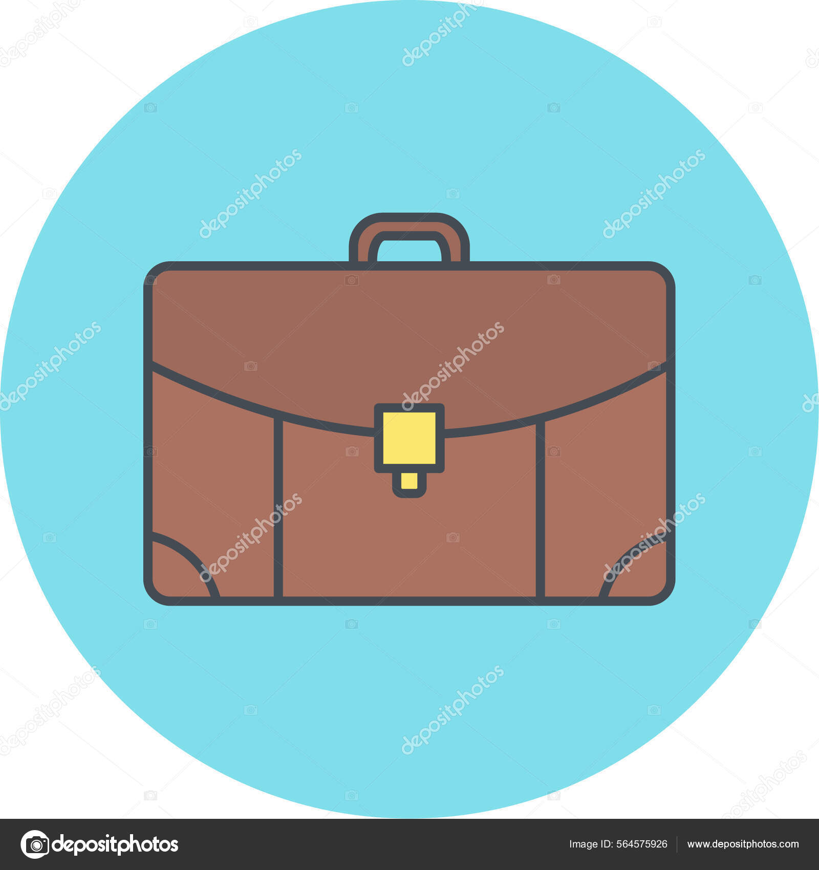 Briefcase Icon Vector Illustration Stock Vector by ©MuhammadAtiq 564575926