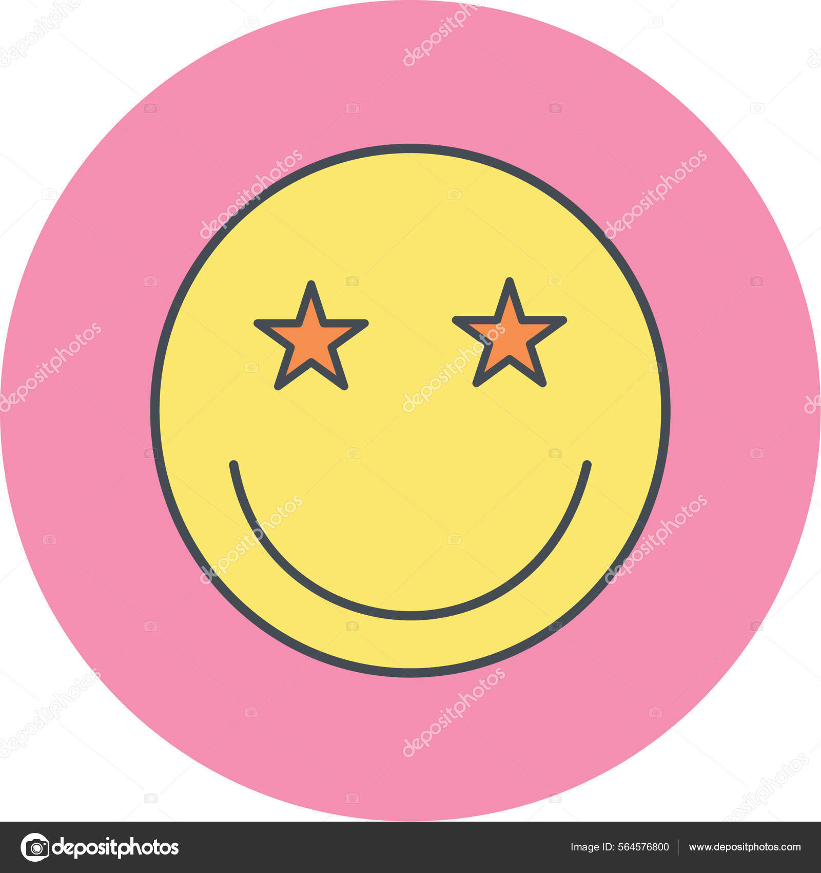 Vector Illustration Beautiful Cartoon Icon Stock Vector by ...