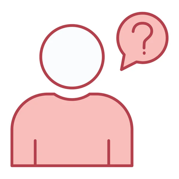 Vector Illustration Person Question Mark Stock Vector by ©MuhammadAtiq ...