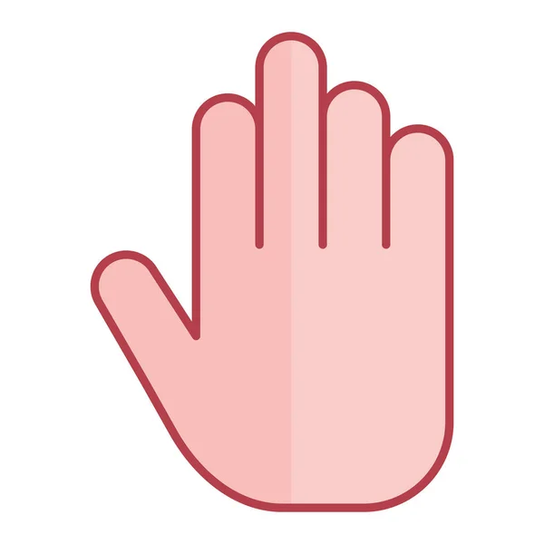 Hand Gesture Icon Outline Finger Cursor Vector Illustration Symbol Web Stock Vector by ...