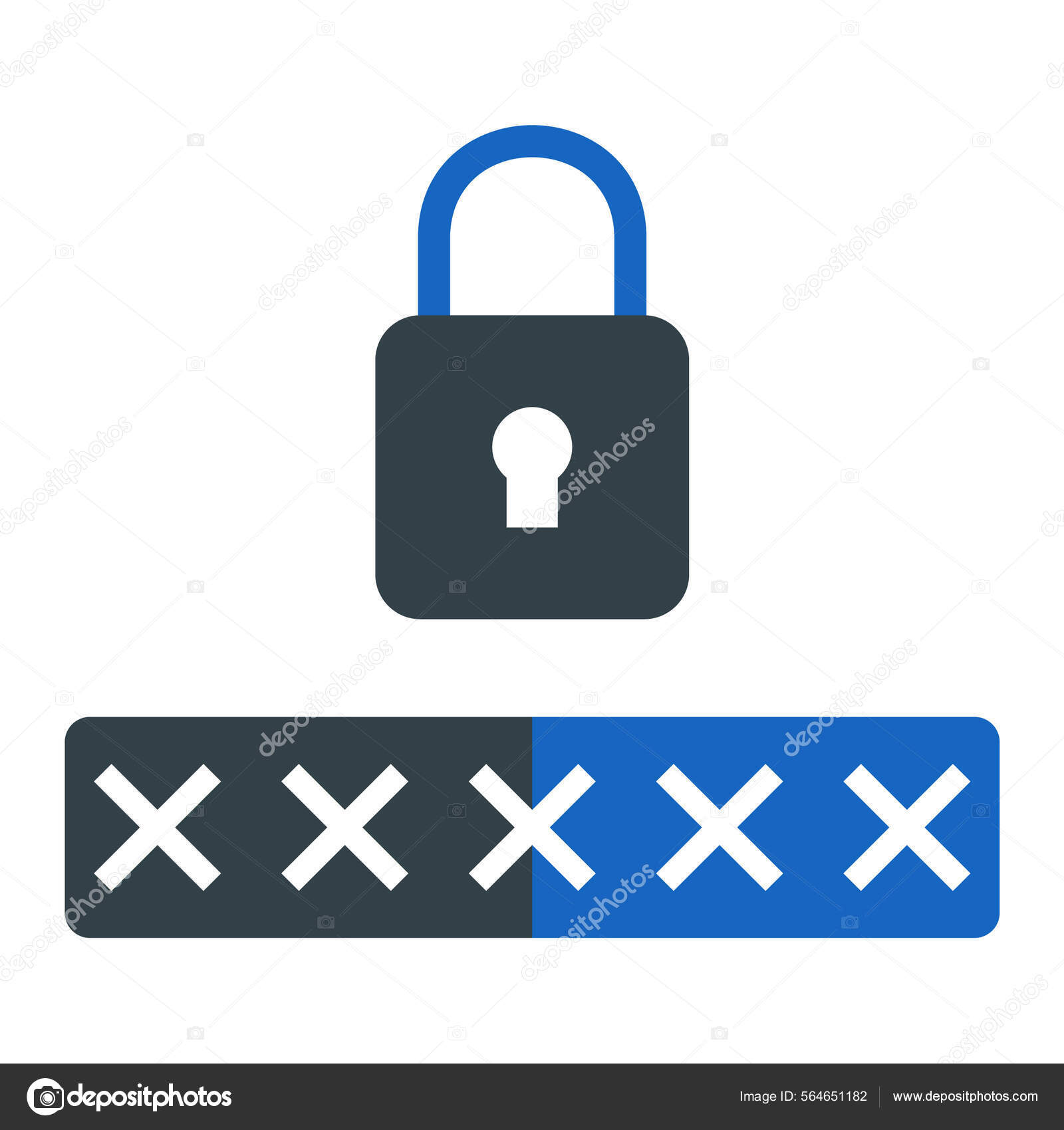 Lock Icon White Background Stock Vector by ©MuhammadAtiq 564651182