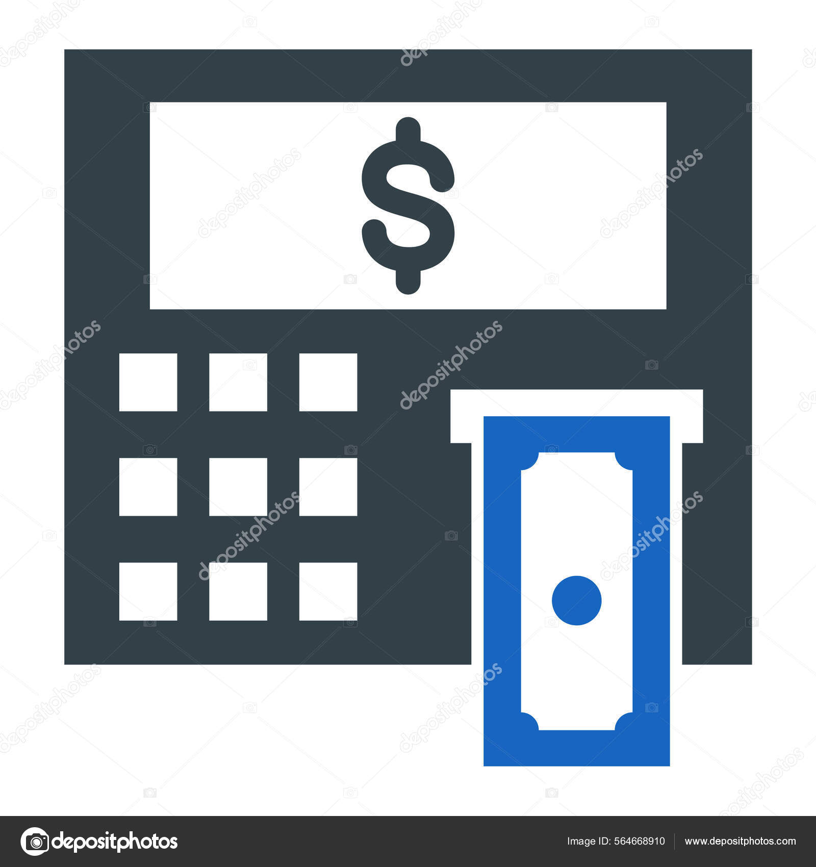 Atm Icon Simple Design Stock Vector by ©MuhammadAtiq 564668910
