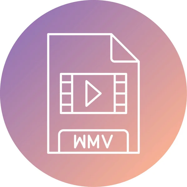 Símbolo wmv Vector Art Stock Images | Depositphotos