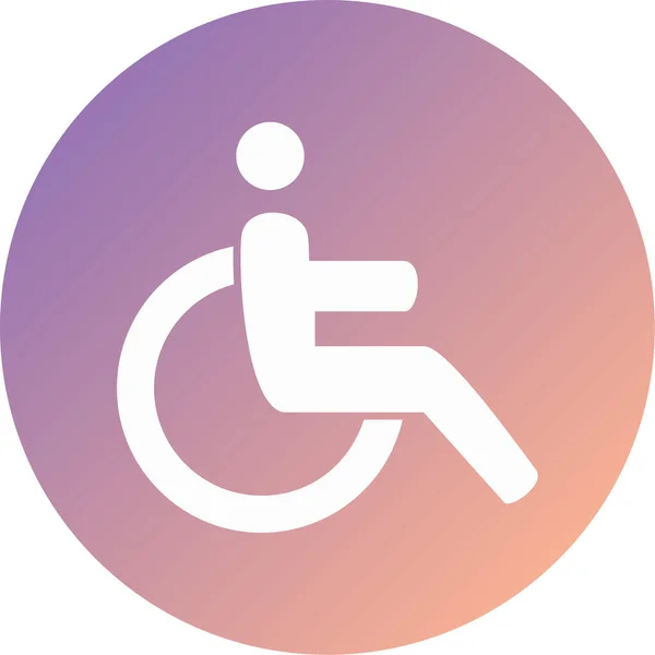 Disabled Icon Sign Vector Illustration Stock Vector by ©MuhammadAtiq ...