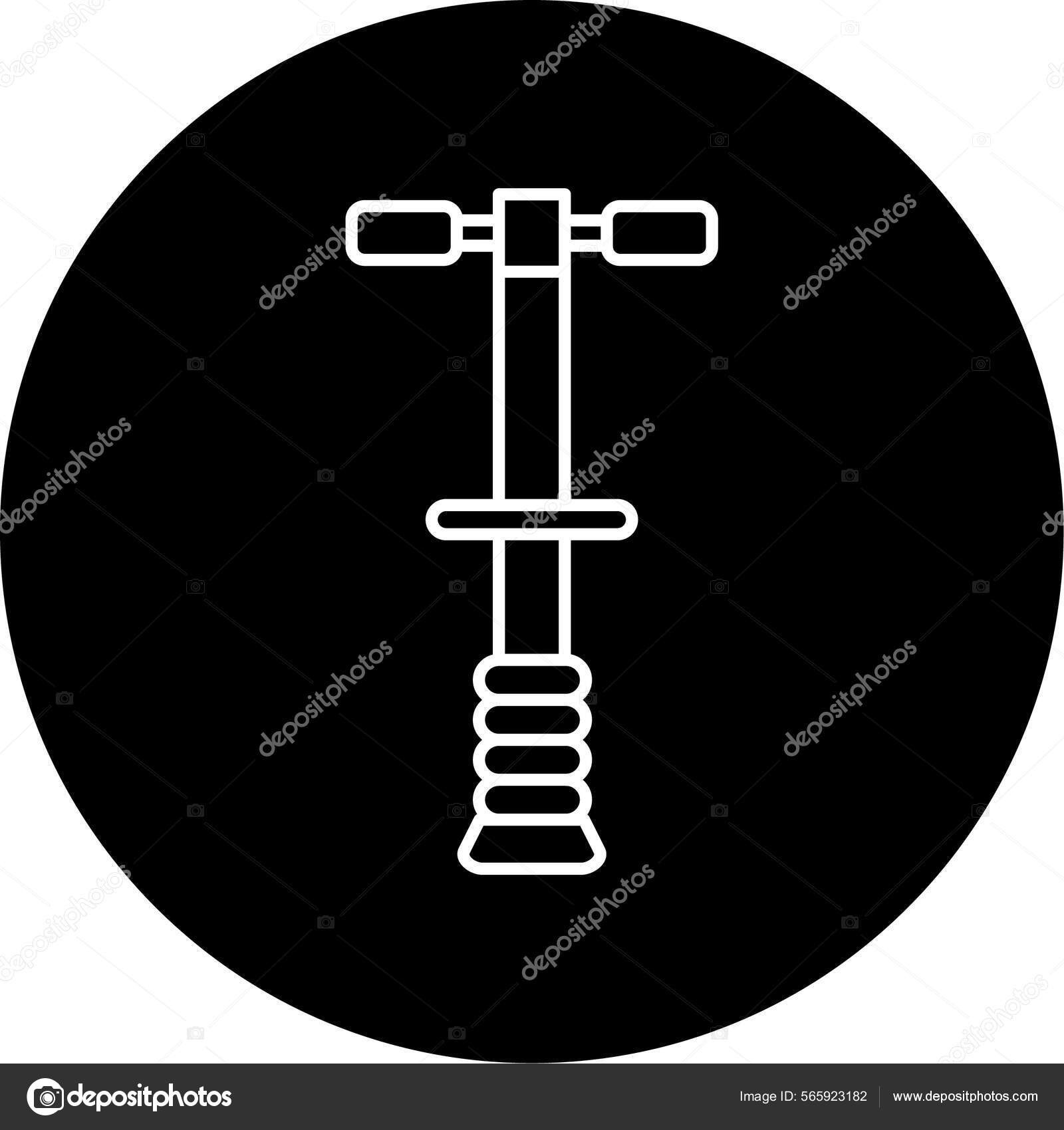 Pogo Stick Simple Icon Business Vector Illustration Stock Vector by ...