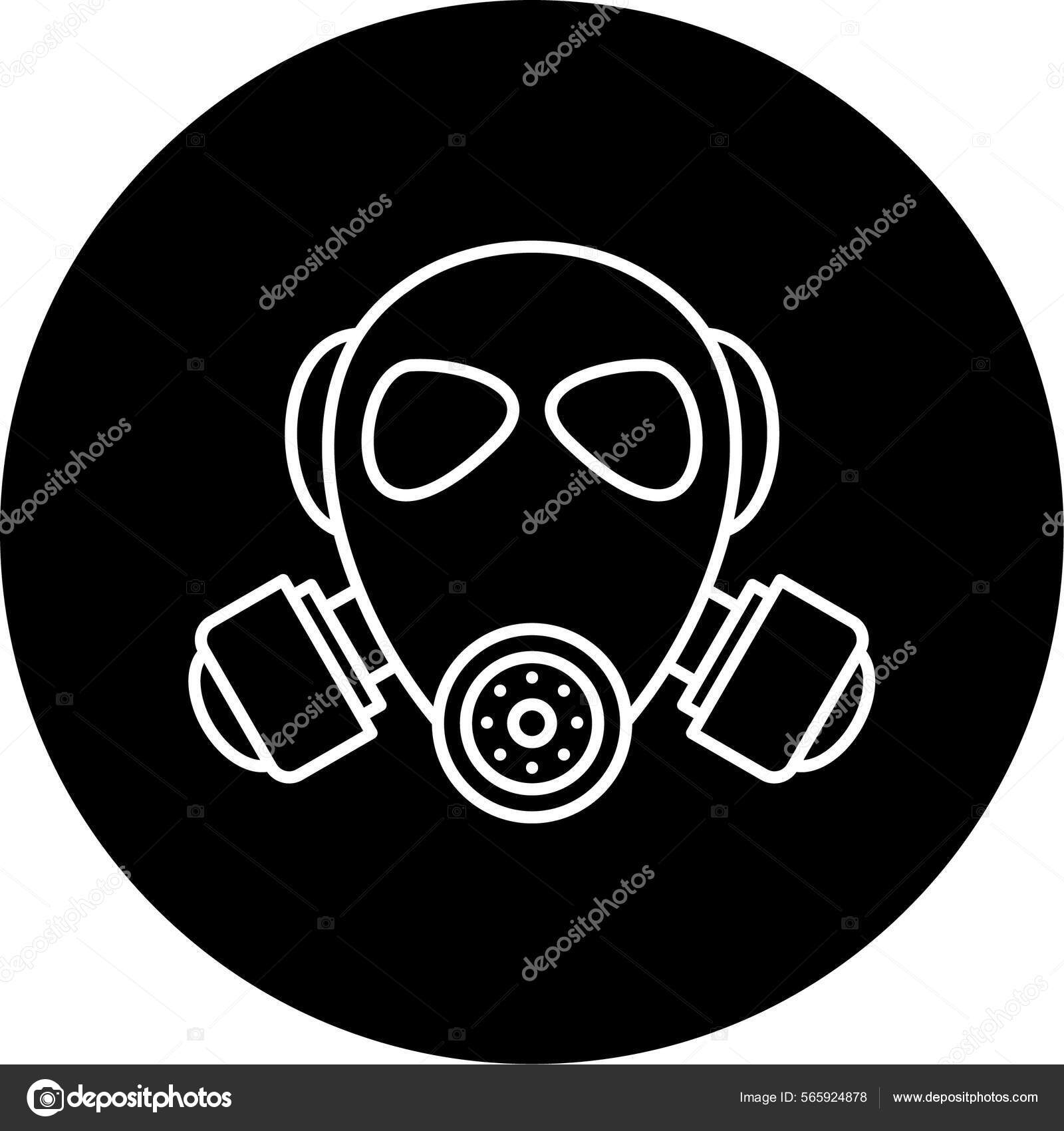 Gas Mask Icon Vector Illustration Stock Vector Image by ©MuhammadAtiq ...