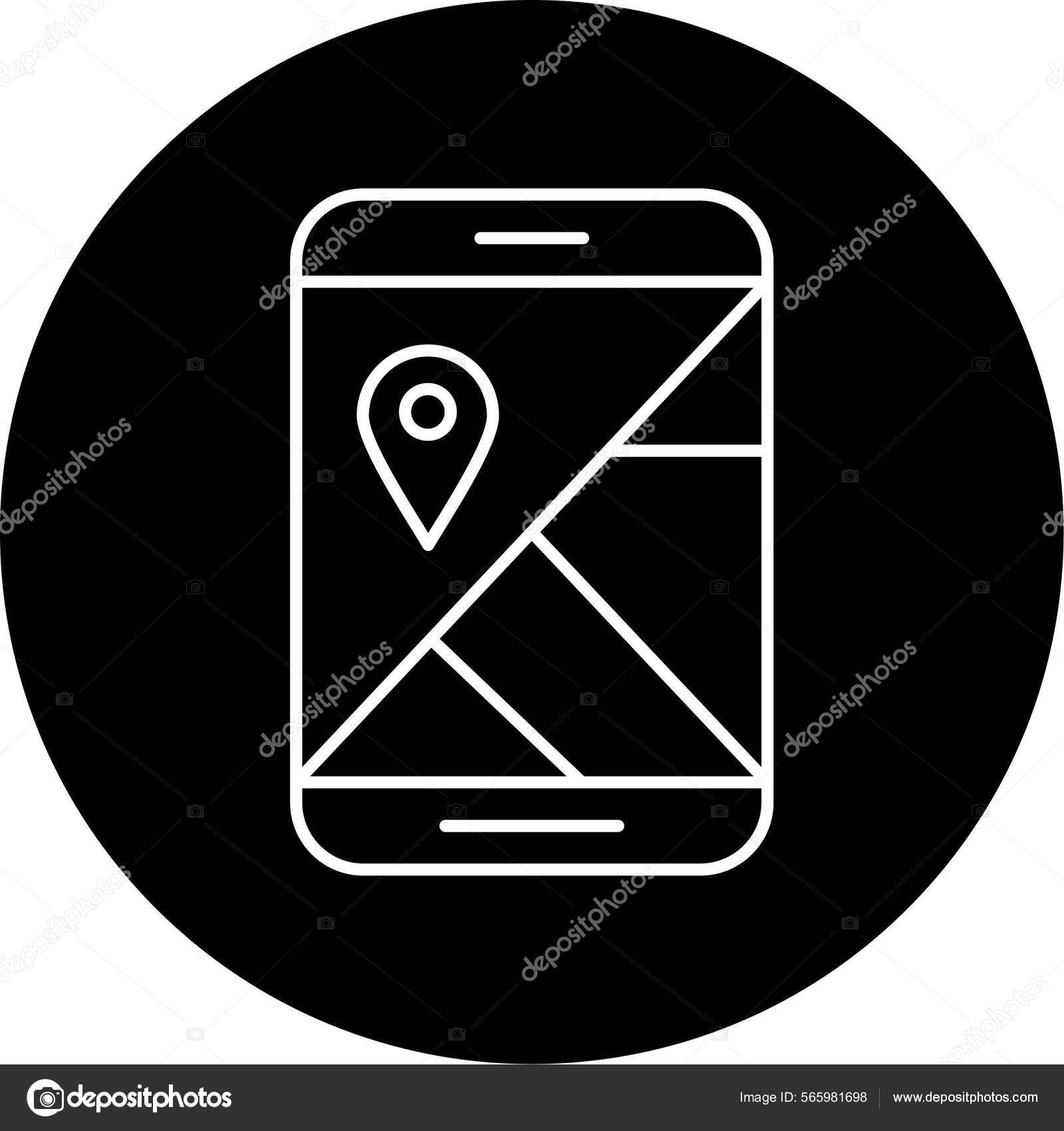 Gps Vector Glyph Icon Design Stock Vector by ©MuhammadAtiq 565981698