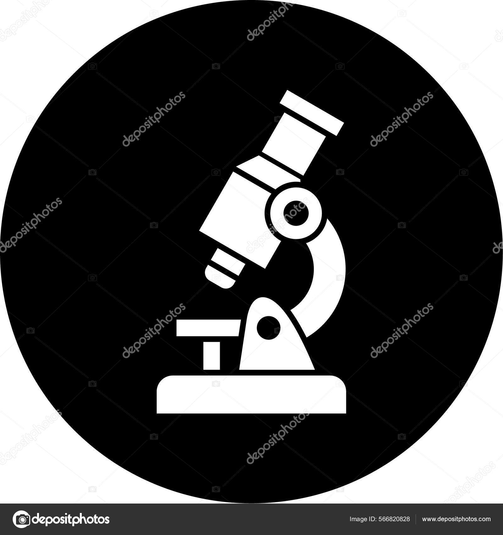 Icono Del Microscopio Vector Ilustración Vector de stock #566820828 de ...