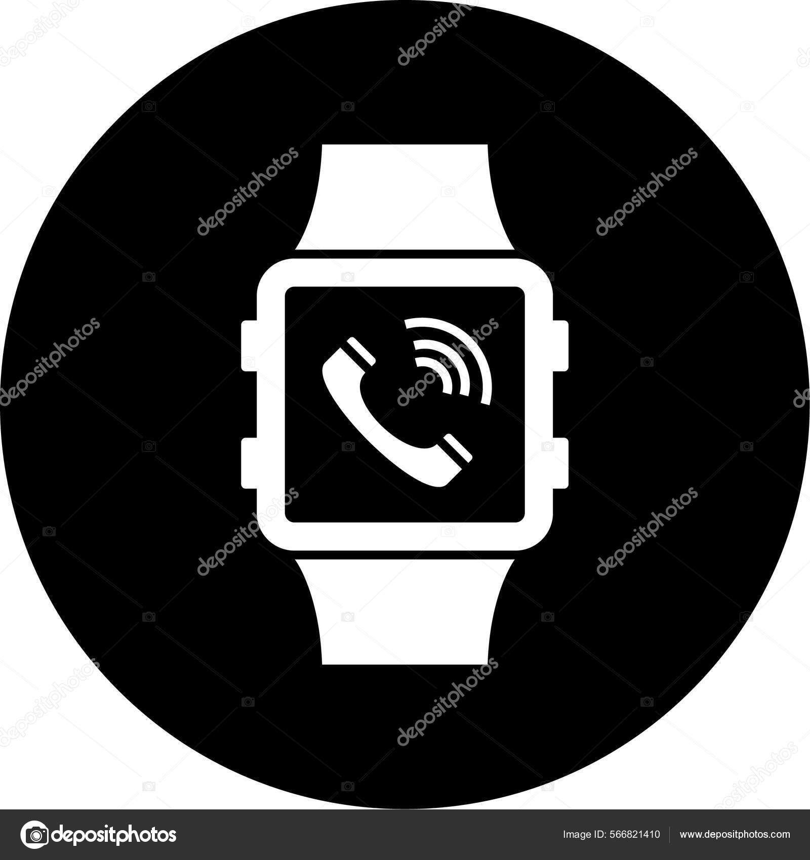 Smart Watch Icon White Background Stock Vector by ©MuhammadAtiq 566821410