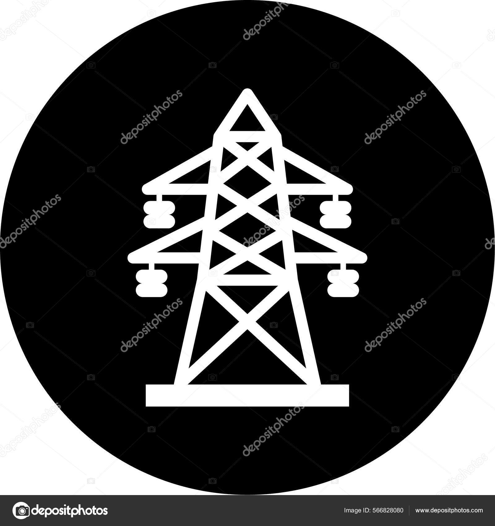 Ilustración Vectorial Icono Poder Vector de stock #566828080 de ...